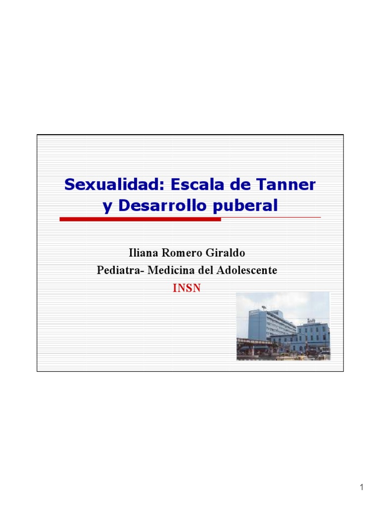 Escala de Tanner