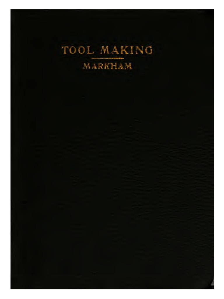 Tool Making | PDF