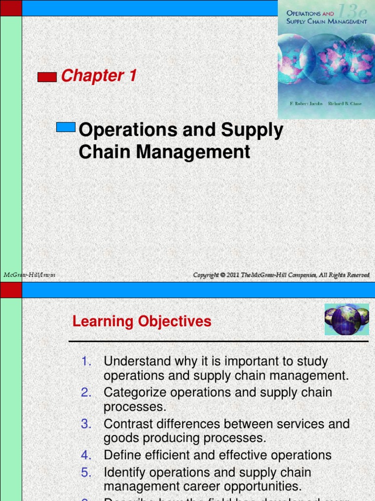 Chap001 OSCM | Download Free PDF | Supply Chain | Supply Chain Management