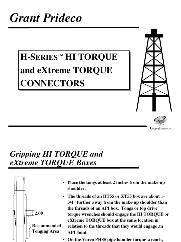 HT and XT Running and Handling Seminar | PDF | Pipe (Fluid Conveyance ...