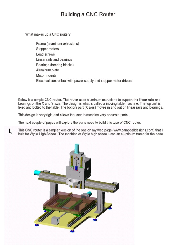 How To CNC Router | PDF | Numerical Control | Bearing (Mechanical)