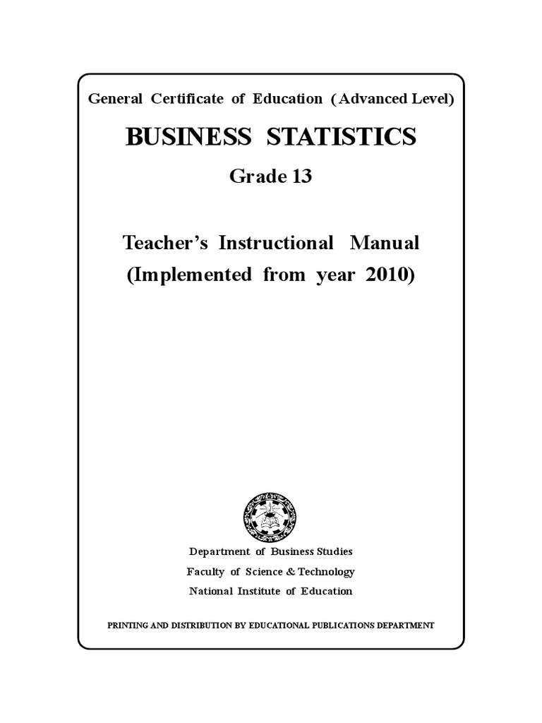 Teacher's Guide | PDF | Sampling (Statistics) | Normal Distribution