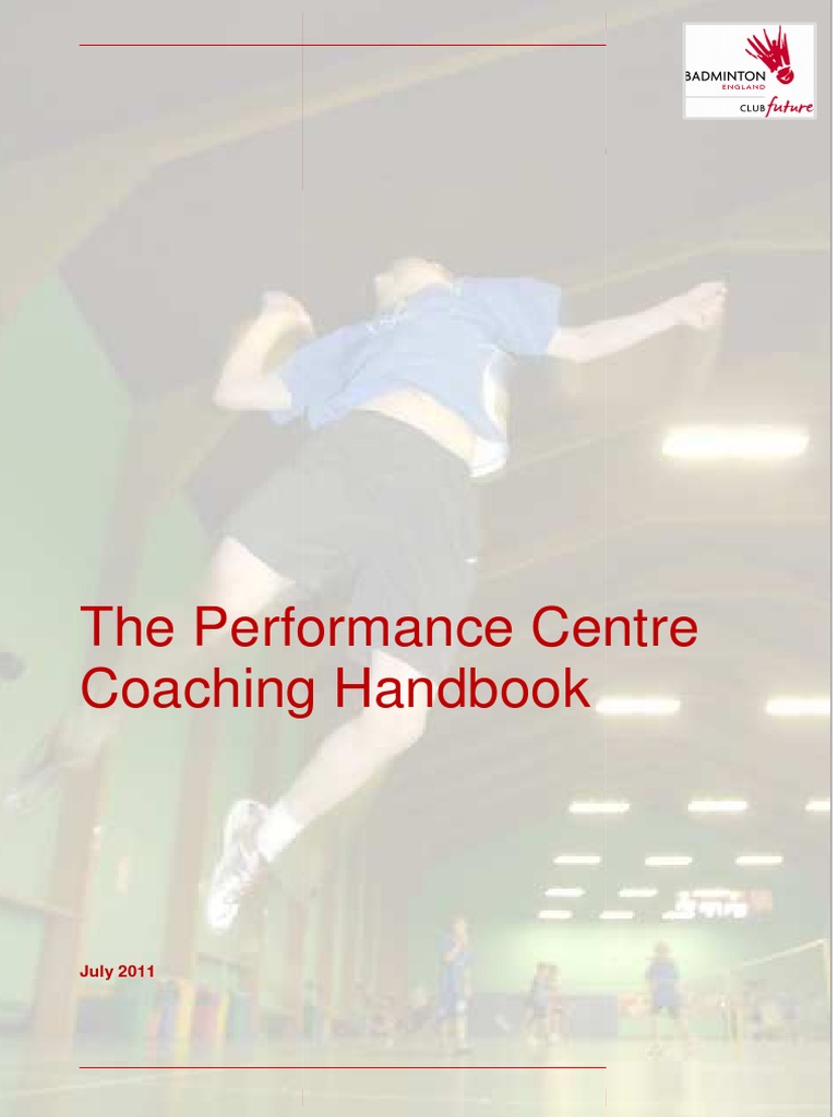 Performance Centre Coaching Handbook - July 2011 | PDF | Physical ...