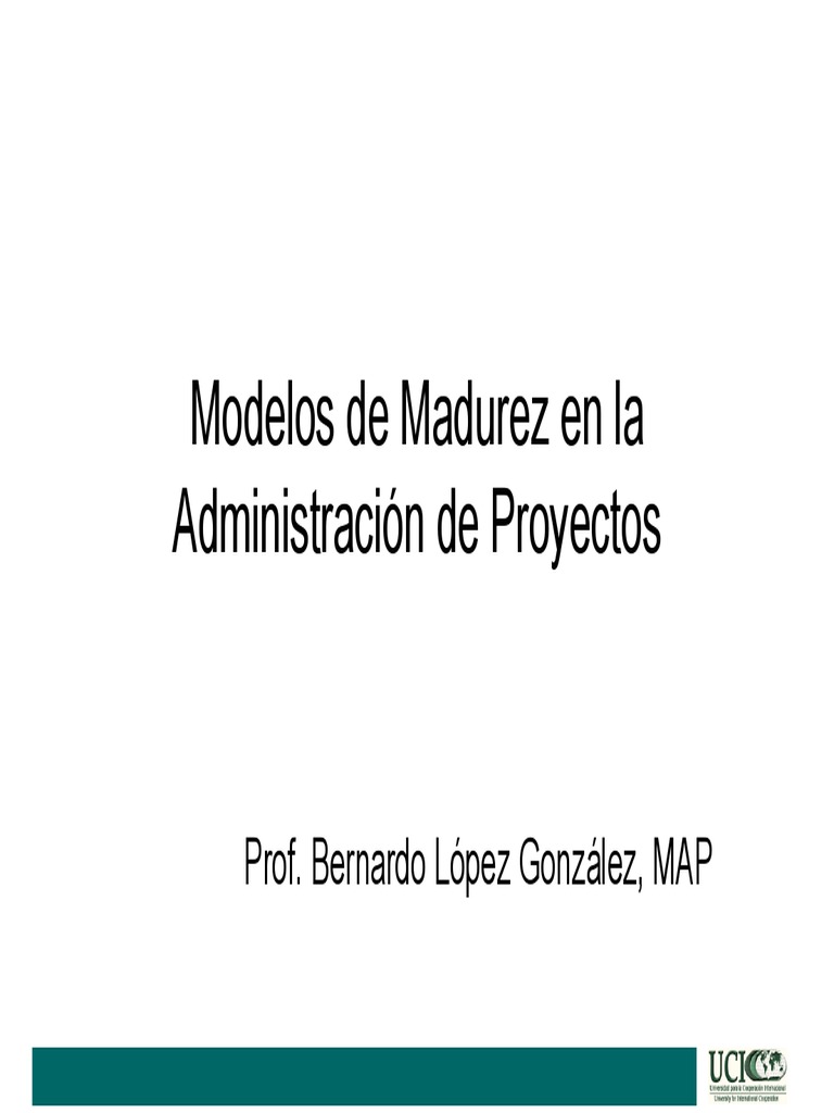 Modelos de Madurez en La Administracion de Proyectos PDF | PDF | Benchmarking | Software