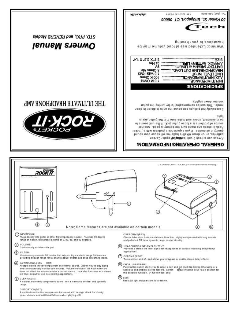 Pocket Rocket | PDF | Headphones | Audio Electronics