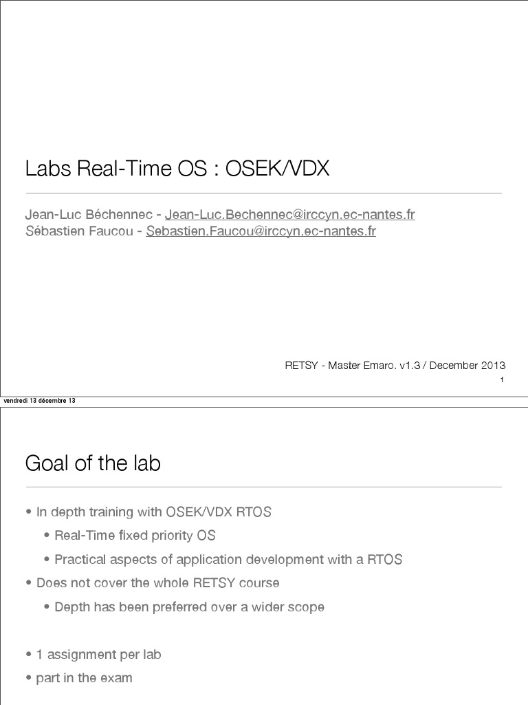 OSEK Programming | PDF | Message Passing | Kernel (Operating System)
