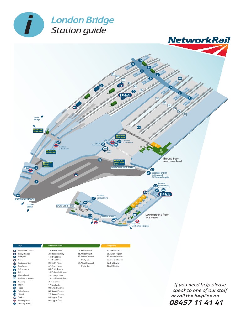 London Bridge Station Layout Guide | PDF | Business