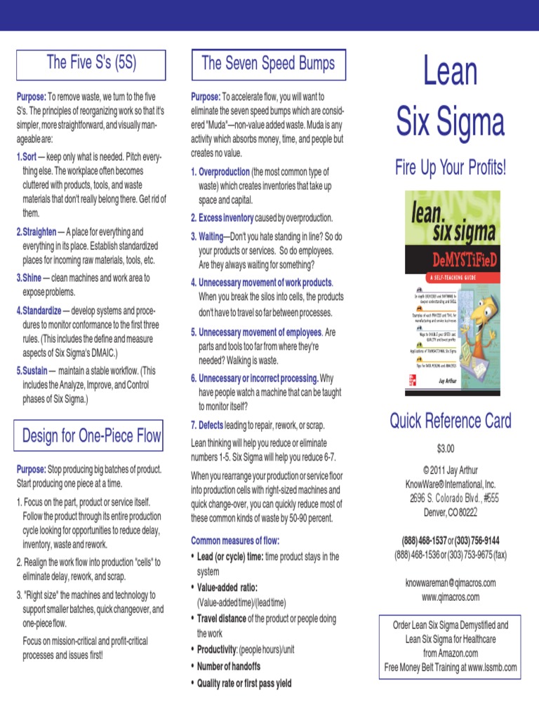 Six Sigma Free Training | PDF | Six Sigma | Process Engineering