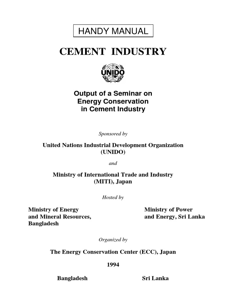 Cement Industry: Handy Manual | PDF
