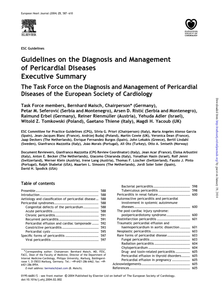 Eur Heart J-2004 - 587-610 | PDF | Atrium (Heart) | Heart
