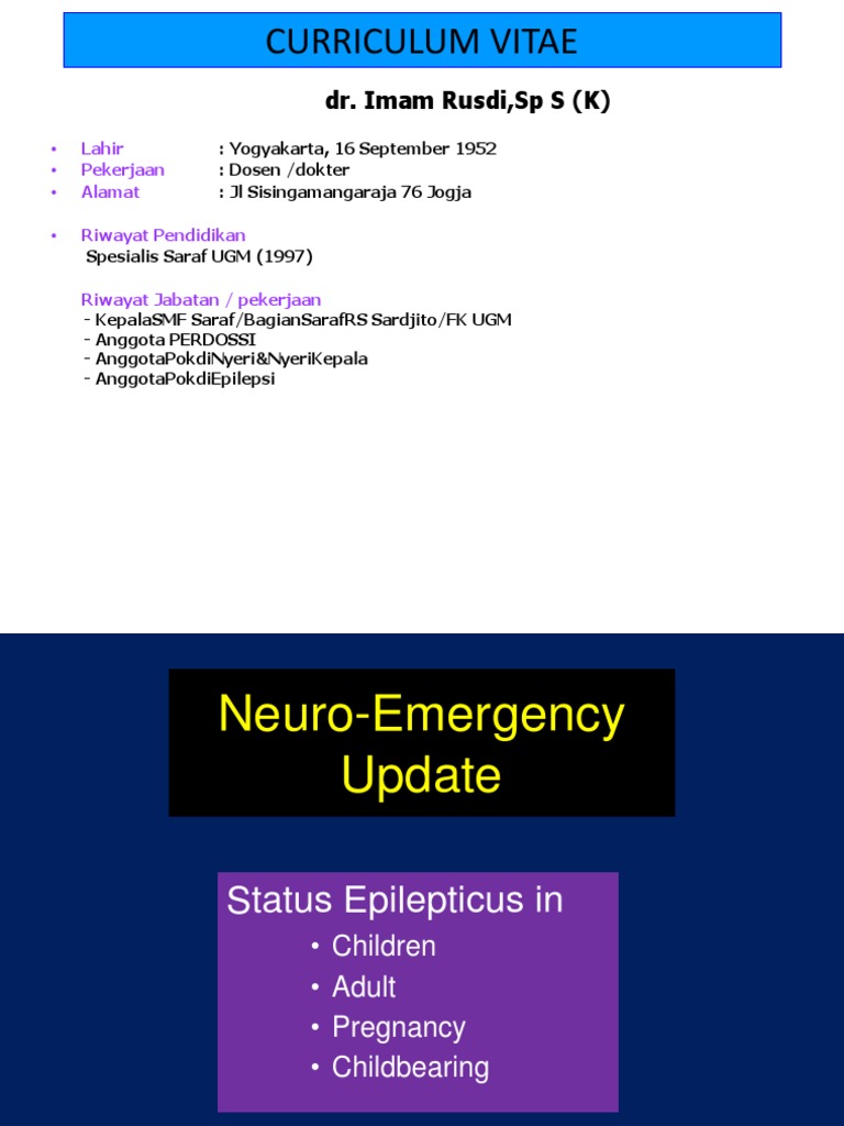 Status Epilepticus Management Guide | PDF | Midazolam | Diseases And ...