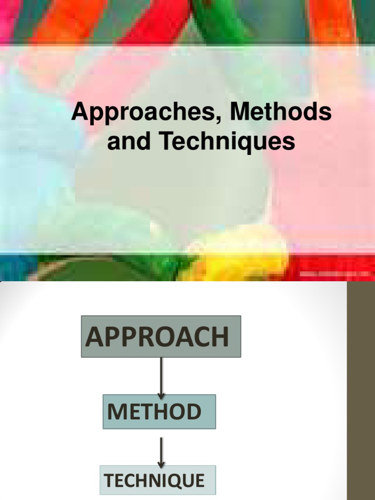 Approaches, Methods & Techniques | PDF | Behavioural Sciences | Cognition