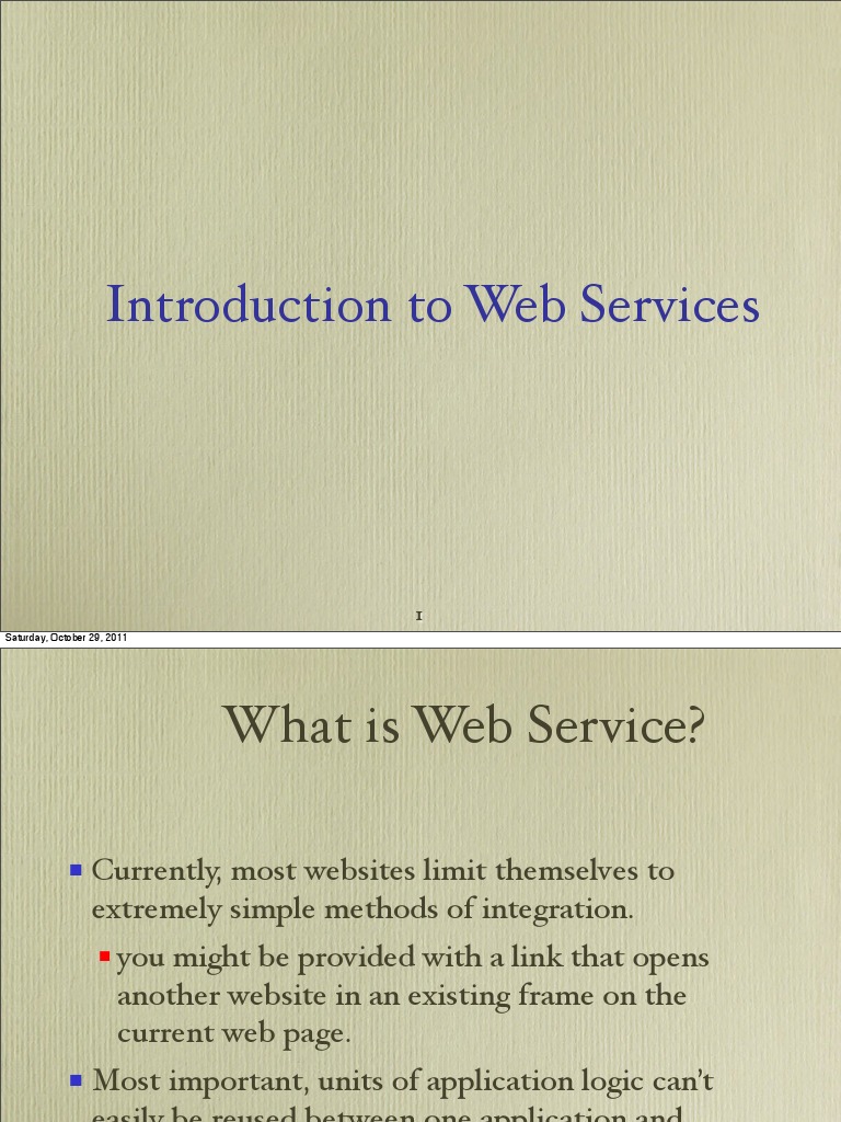 Introduction To Web Services | PDF | Soap | Markup Language