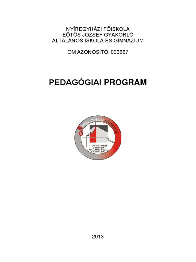Pedagógiai Program | PDF