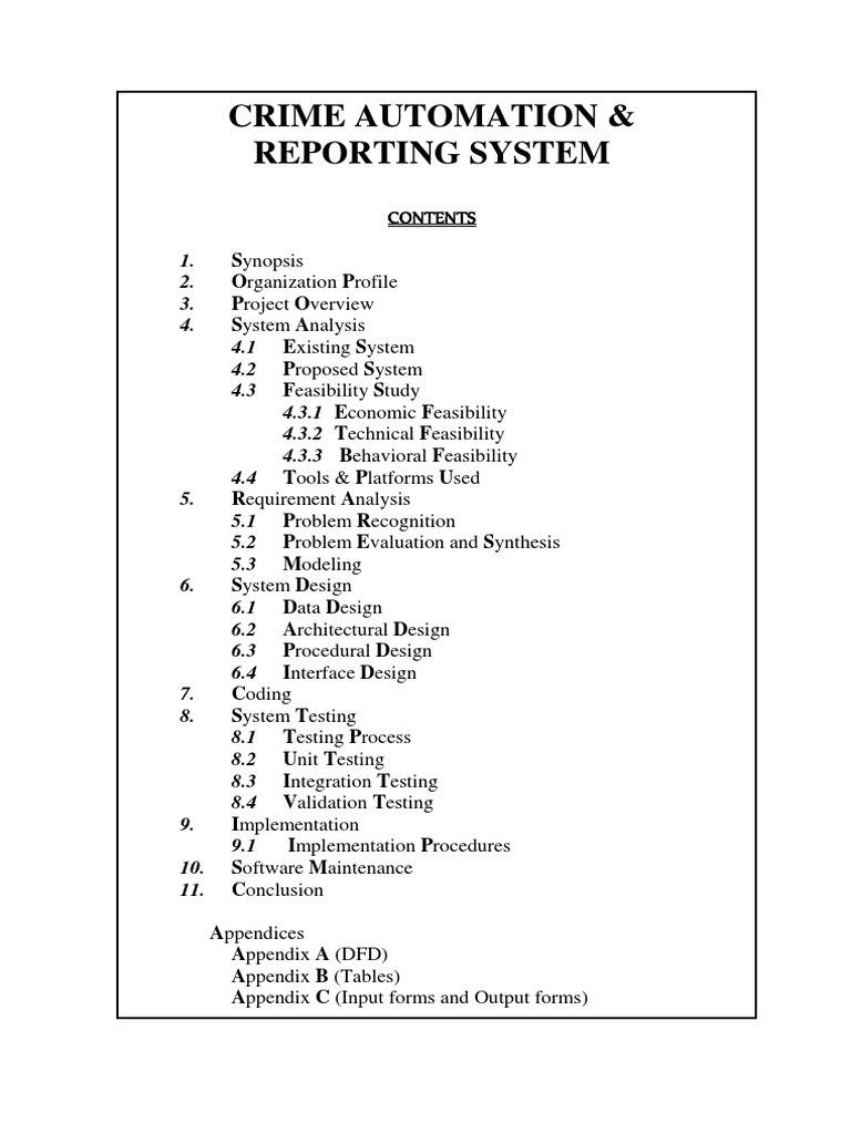 Crime Records Management System 1 | PDF