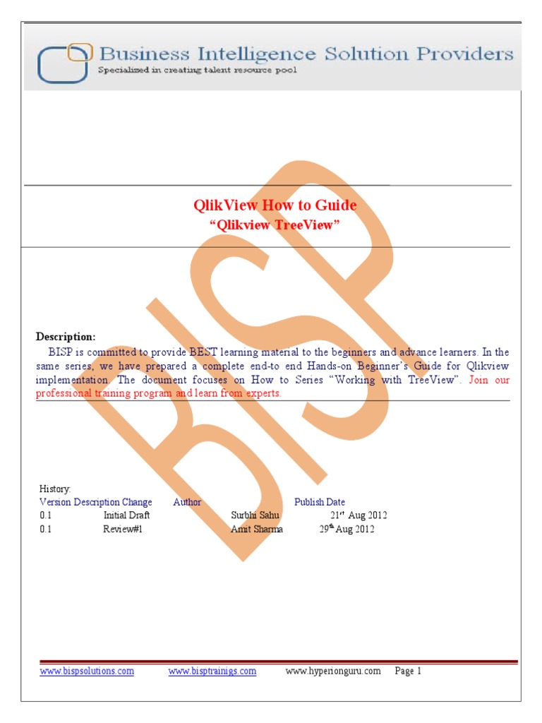 Qlikview Tree View | PDF | Hierarchy | Computer Programming
