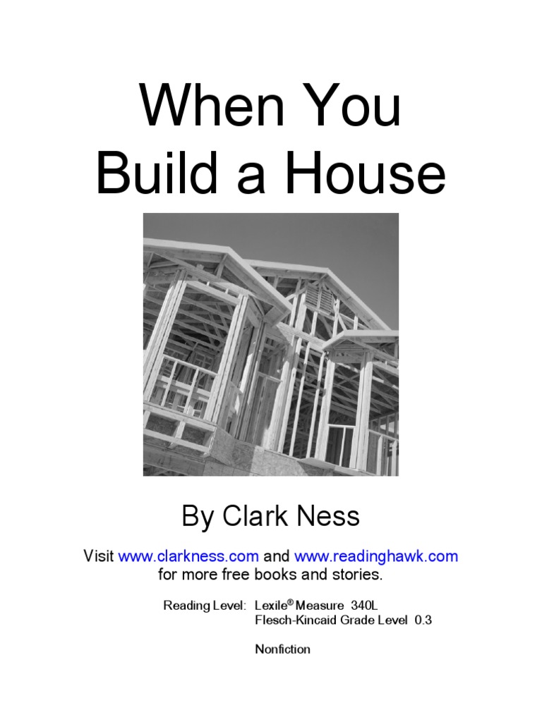 When You Build A House | PDF