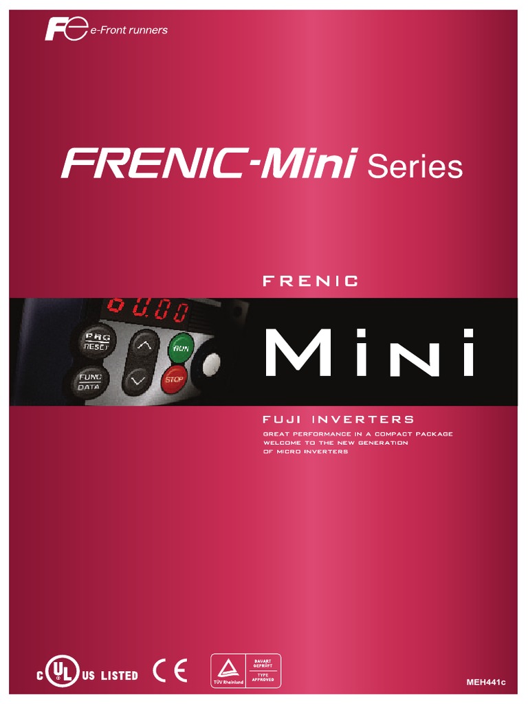 FRENIC-Mini Inverter Overview | PDF | Power Inverter | Electric Motor