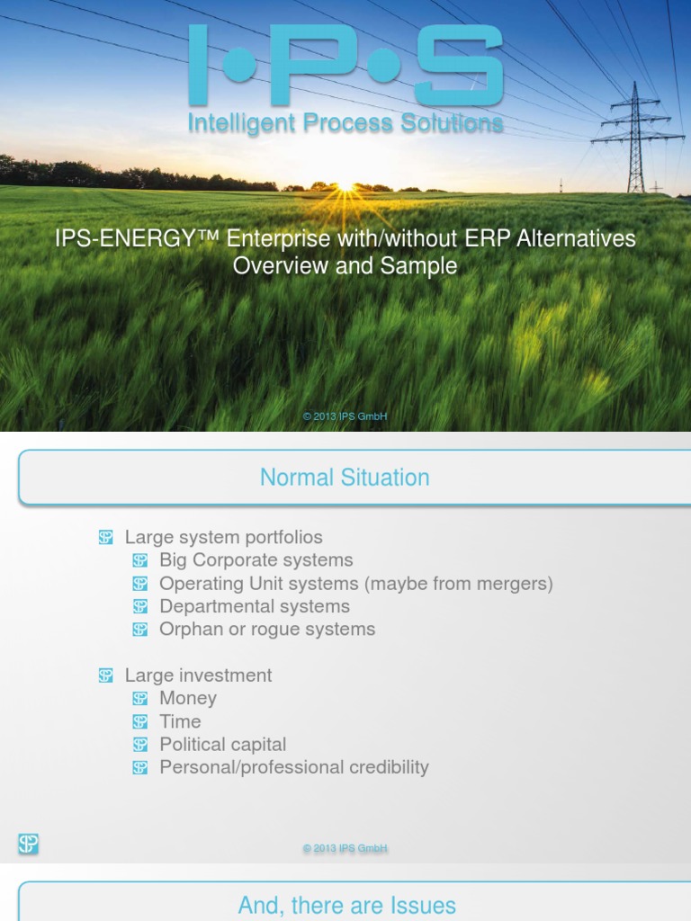 5 - IPS-ENERGY™ Enterprise - With and Without Foreign ERP | PDF ...