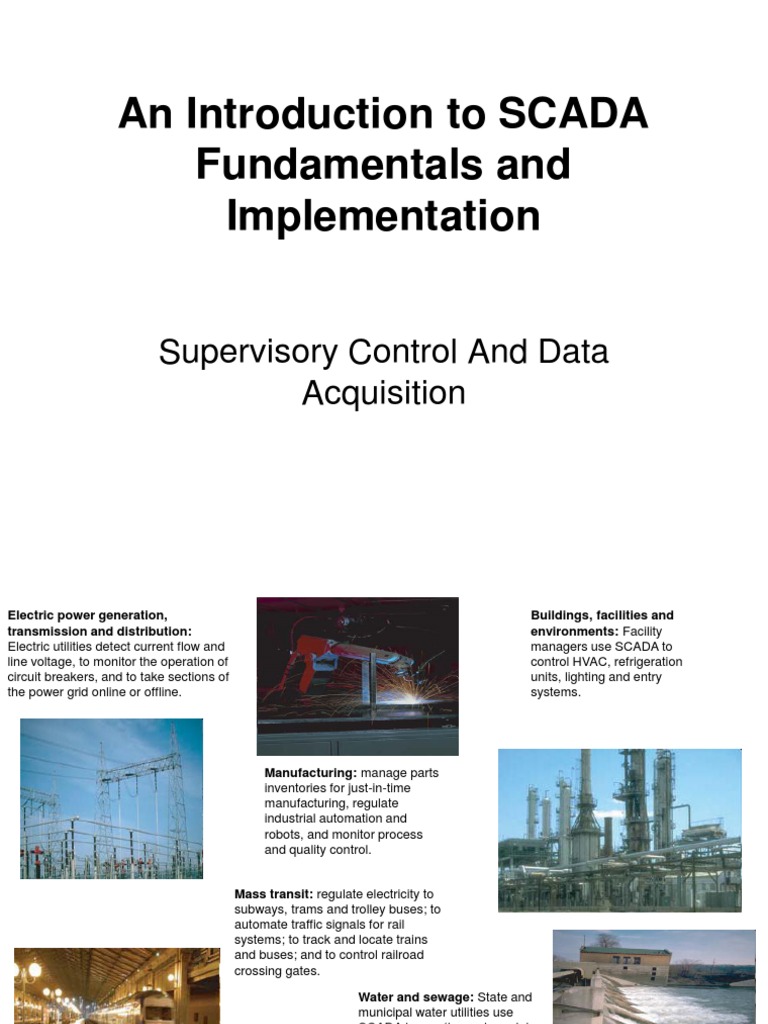 An Introduction To SCADA Fundamentals and Implementation | PDF | Scada ...