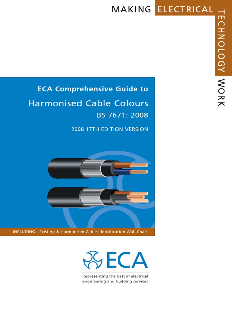 ECA Comprehensive Guide To Harmonised Cable Colours (P15500812) | PDF ...