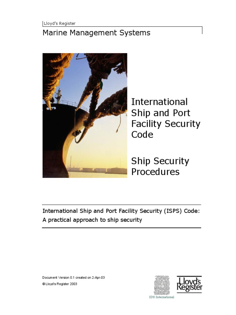 ISPS Code - Security Procedures | PDF | Navigator | Ships