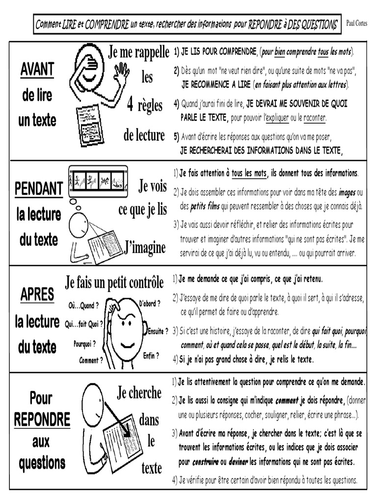 Lire et Comprendre un Texte Facile | PDF