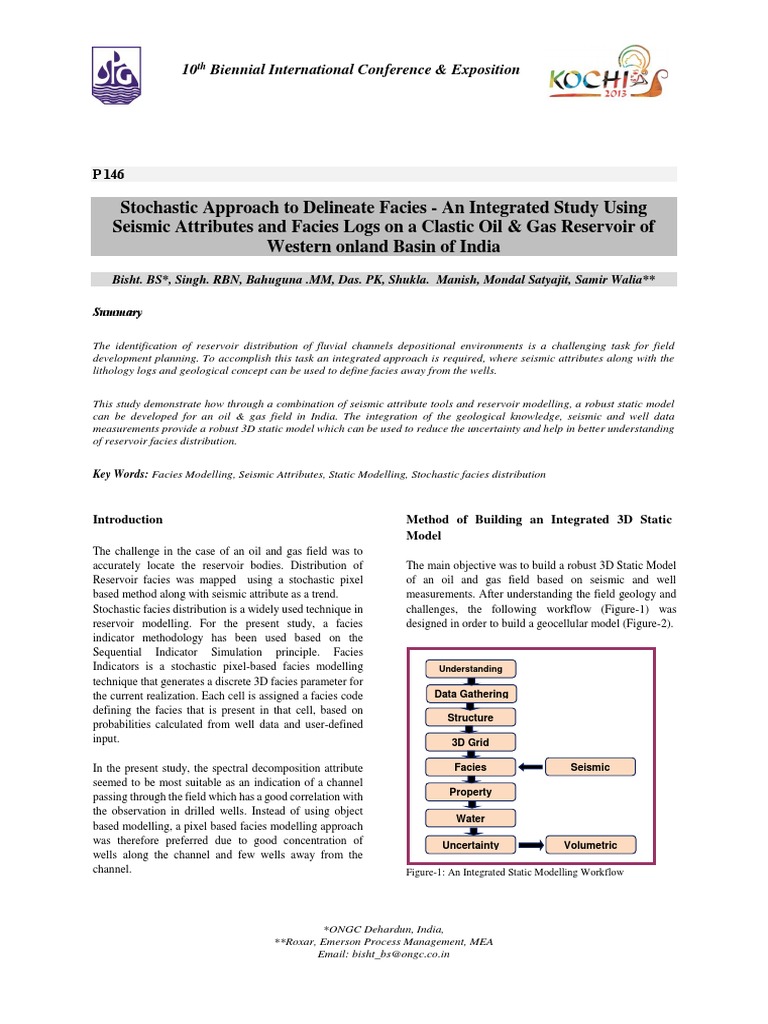 3d Static Modeling Pdf Reflection Seismology Applied And