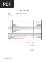 RAB Dinding Penahan Tanah (Turap) | PDF