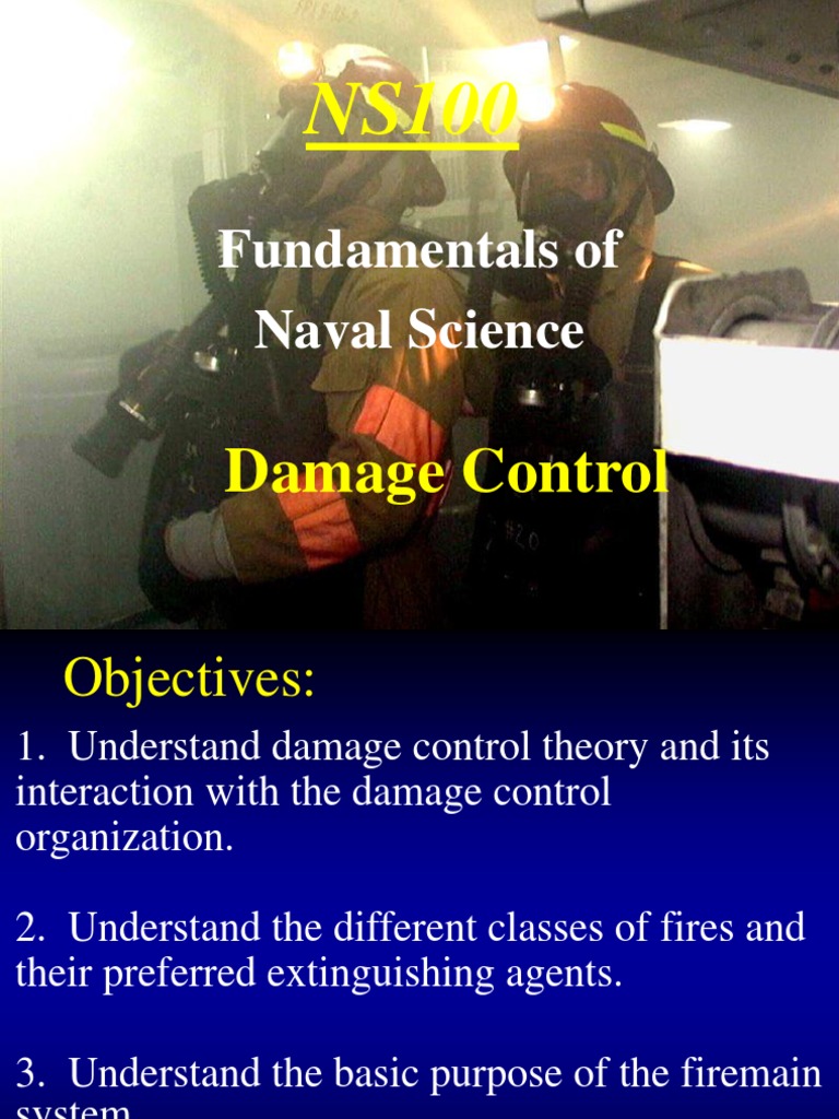 Damage Control | PDF | Firefighting | Firefighter