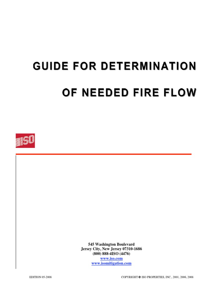 ISO Fire Clacs | PDF | Fire Sprinkler System | Insurance
