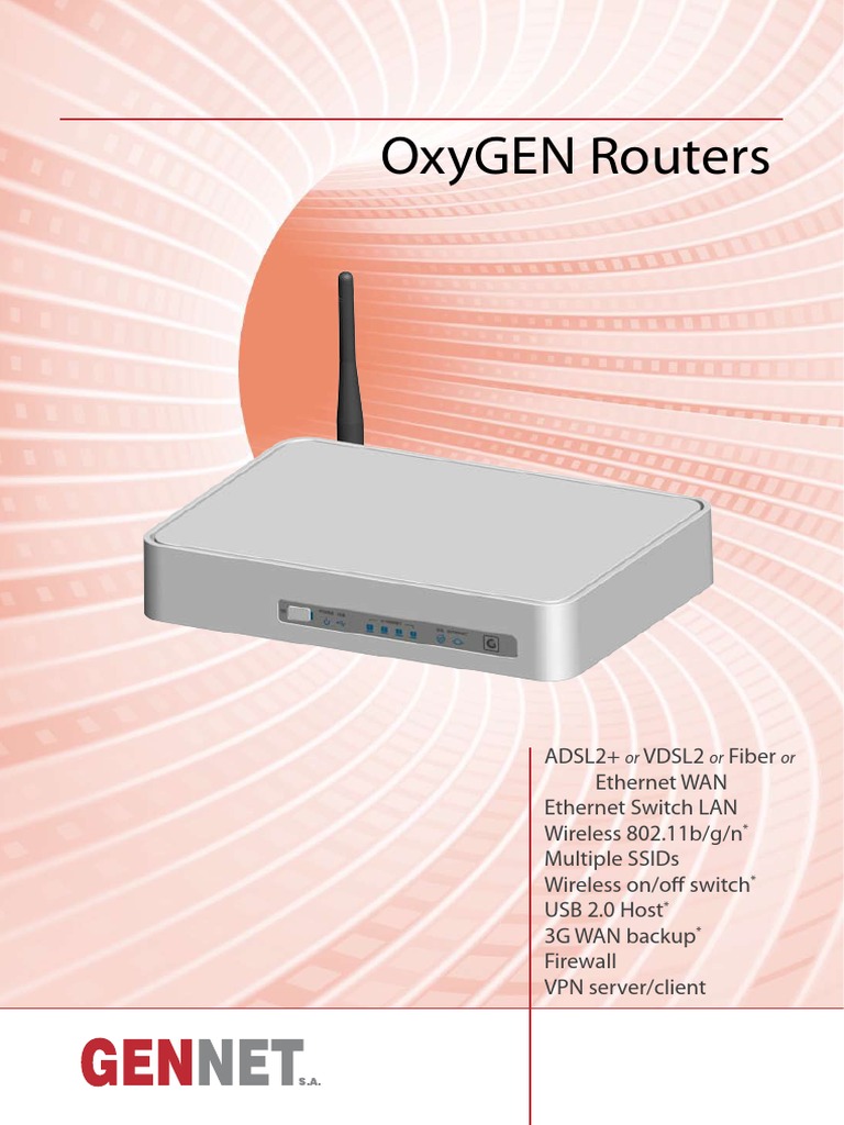 OxyGEN Router Specifications Overview | PDF | Router (Computing ...