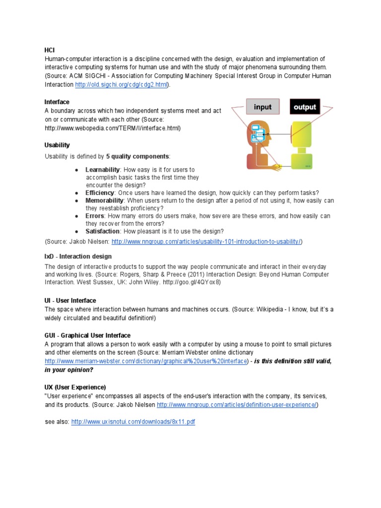 02 Definitions and Acronyms: HCI, UI - Google Drive | PDF | Usability ...