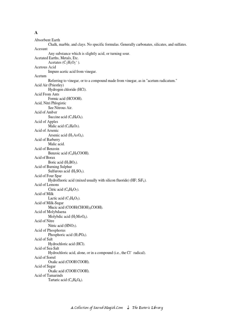 Acetous Acid and Ammoniacum Insights | PDF