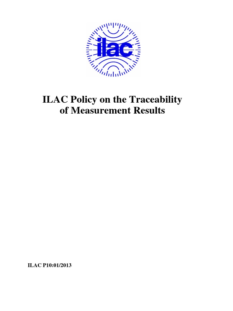 Ilac P10 | Download Free PDF | Metrology | Calibration