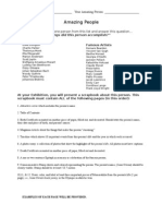 Famous Person Research Questions Choose Twenty or More Questions To ...