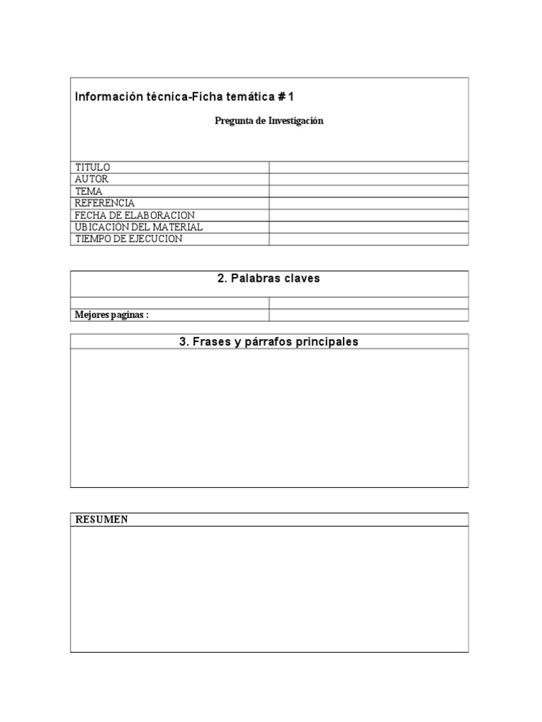 Ficha Temática | PDF