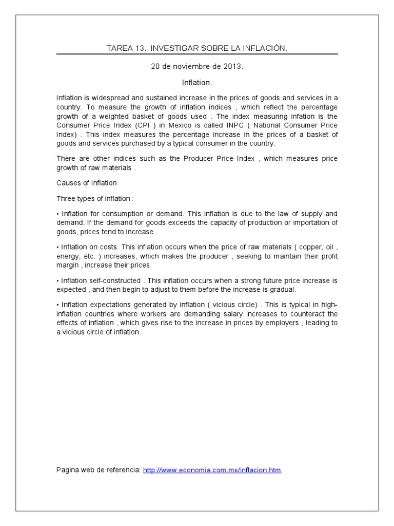 Understanding Inflation and Text Types | PDF | Inflation | Genre