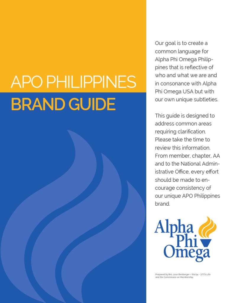 APO-Philippines Brand Guide | PDF | Typefaces | Logos
