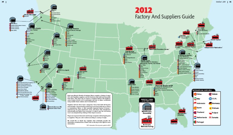 2012 Factory and Suppliers Guide | PDF | Cycle Sport | Road Transport