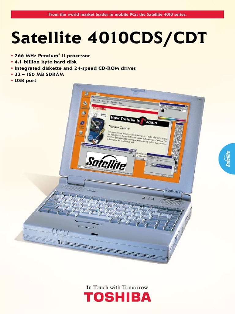 Manual Satellite 4010 CDS | PDF | Floppy Disk | Personal Computers