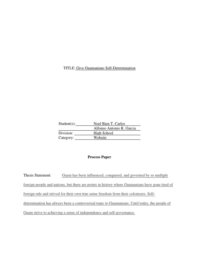 Guam's Struggle for Self-Determination | PDF | Guam | Social Institutions