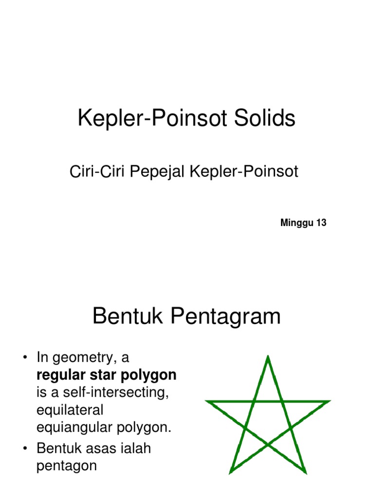 m13 Kepler-Poinsot Solids | PDF | Topological Spaces | Euclid