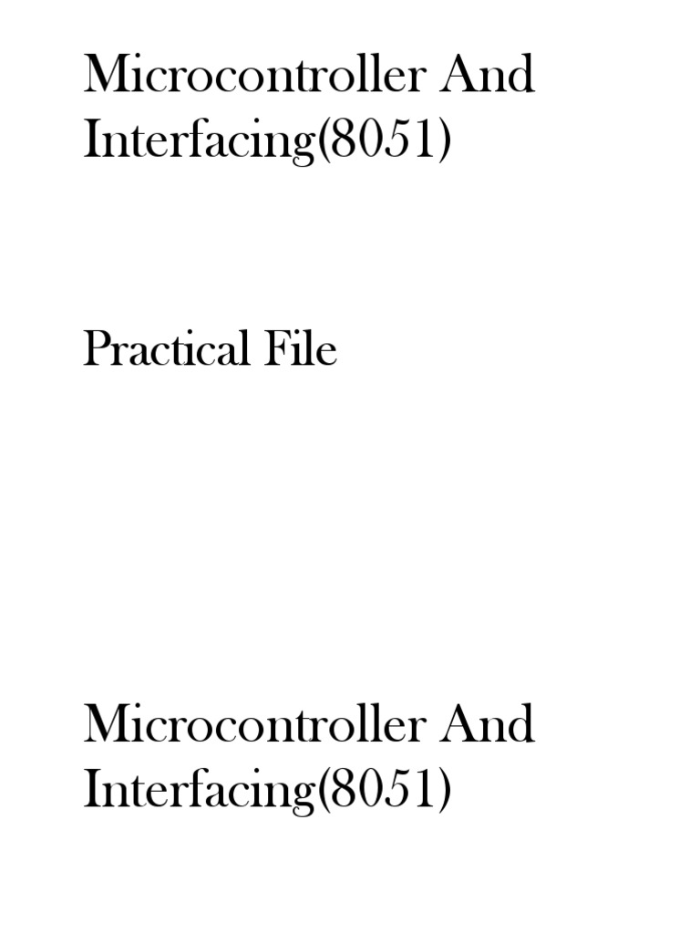 Micro Controllers | PDF | Microcontroller | Manufactured Goods