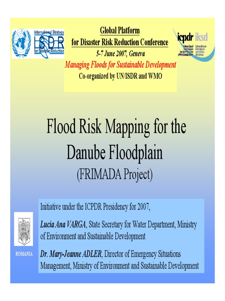 Danube Flood Risk Mapping Overview | PDF | Flood | Disaster Risk Reduction