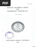 Irc-67-2001 Road Signs PDF | PDF