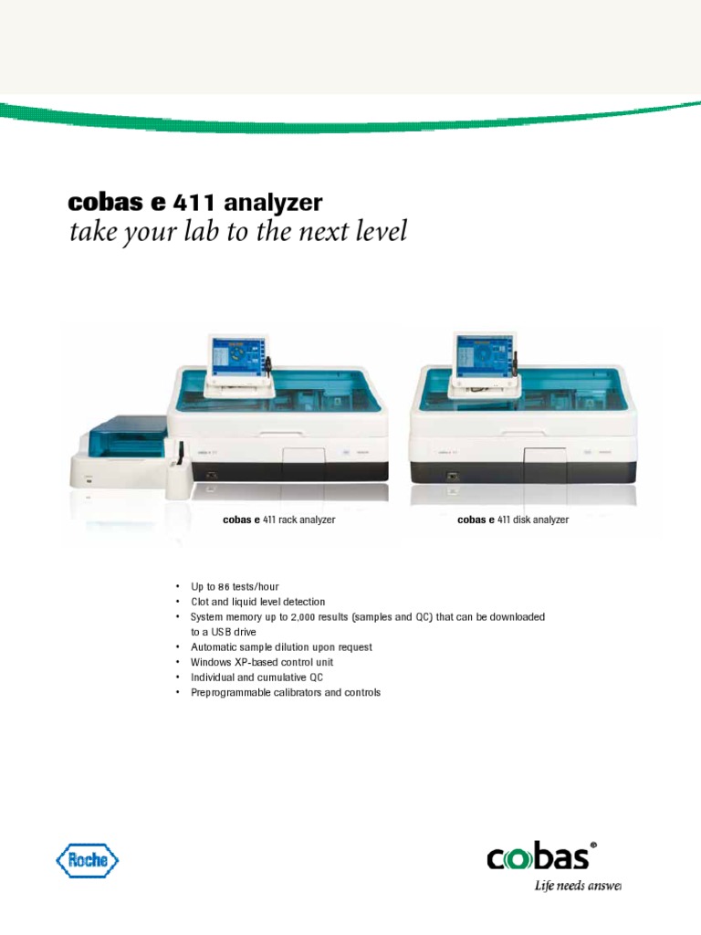 Cobas E411 Sell Sheet | PDF | Hard Disk Drive | Microsoft Windows
