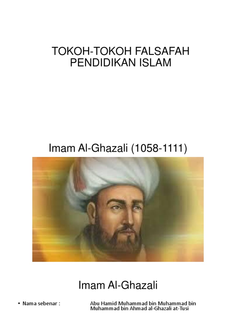 Tokoh-Tokoh Falsafah Pendidikan Islam | PDF | Agama & Spiritualitas