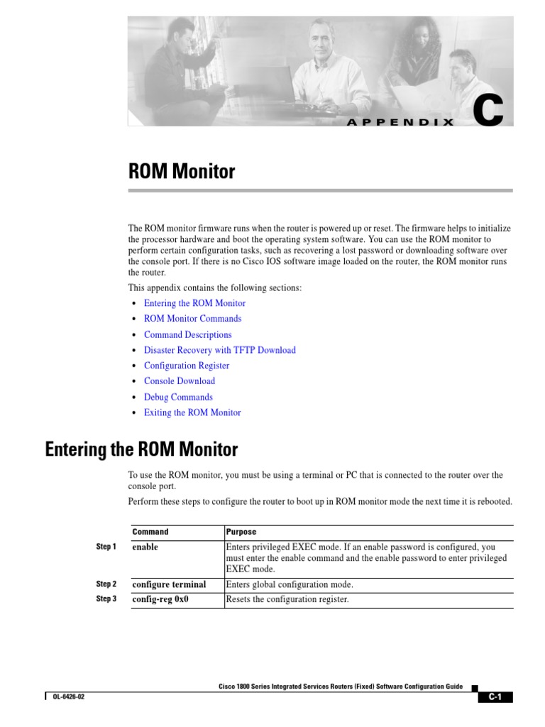 Entering The ROM Monitor | PDF | Booting | Command Line Interface