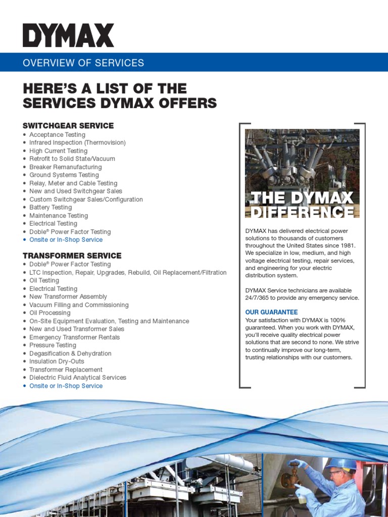 Dymax Overview Linecard 4 12 | PDF | Transformer | Electrical Components